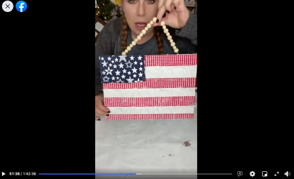 DIY Blue Jean American Flag - Easy Decor DIY Tutorial
