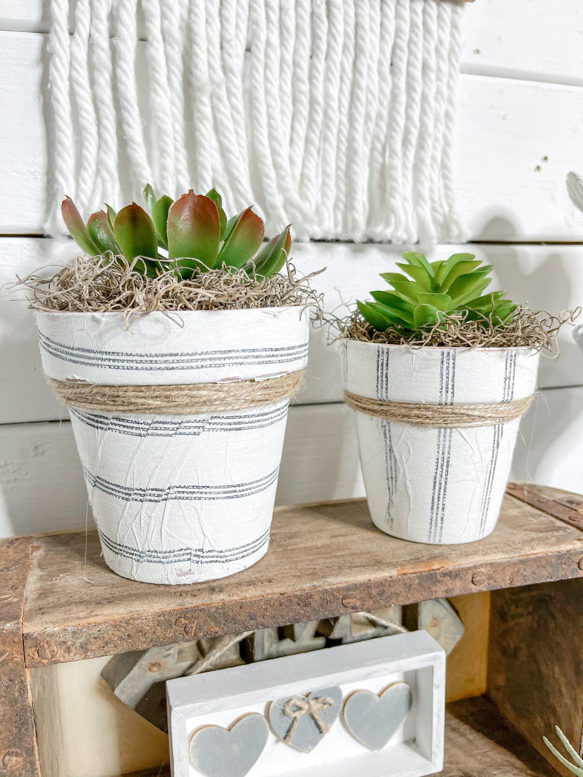 Dollar Tree DIY Farmhouse Terracotta Pots - Easy DIY Decor Tutorial