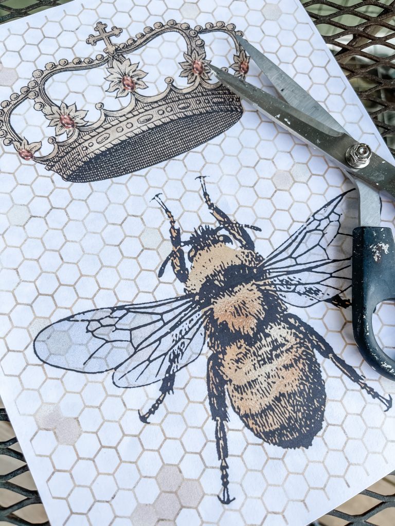 Queen Bee Printable DIY Decor - DIY tutorial