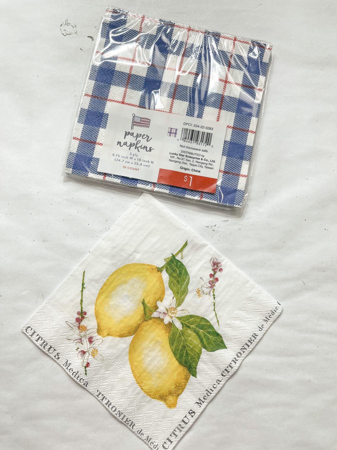 How to make DIY Lemon Decor with Napkins - Easy Decor DIY Tutorial