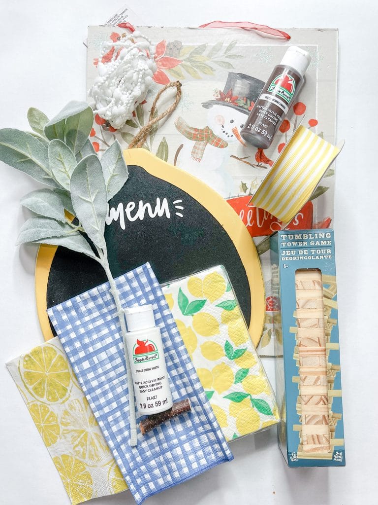 DIY Lemon Napkin Sign - Easy Home Decor Tutorial