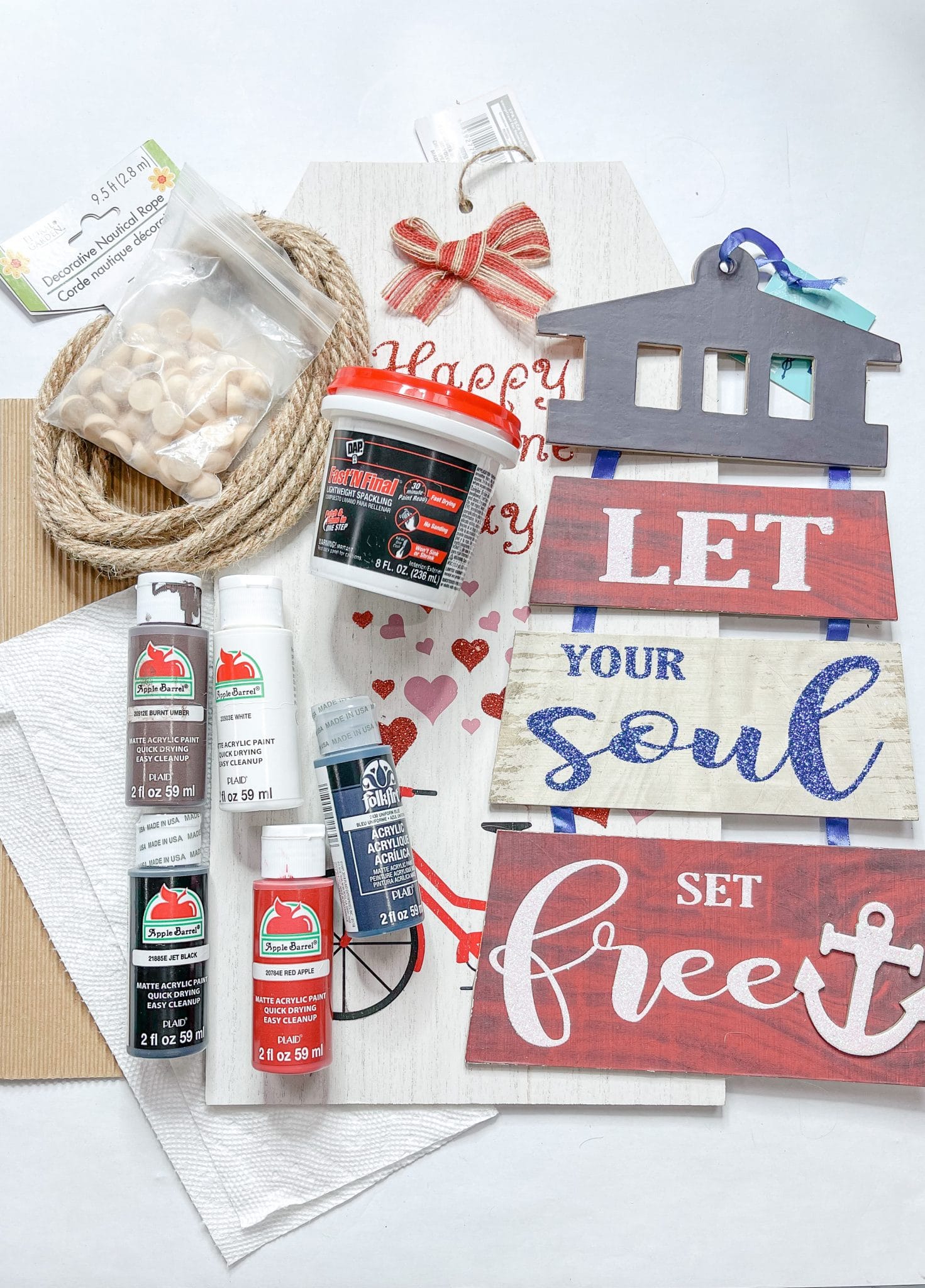 Dollar Tree Lighthouse DIY Nautical Decor - Easy Decor DIY Tutorial