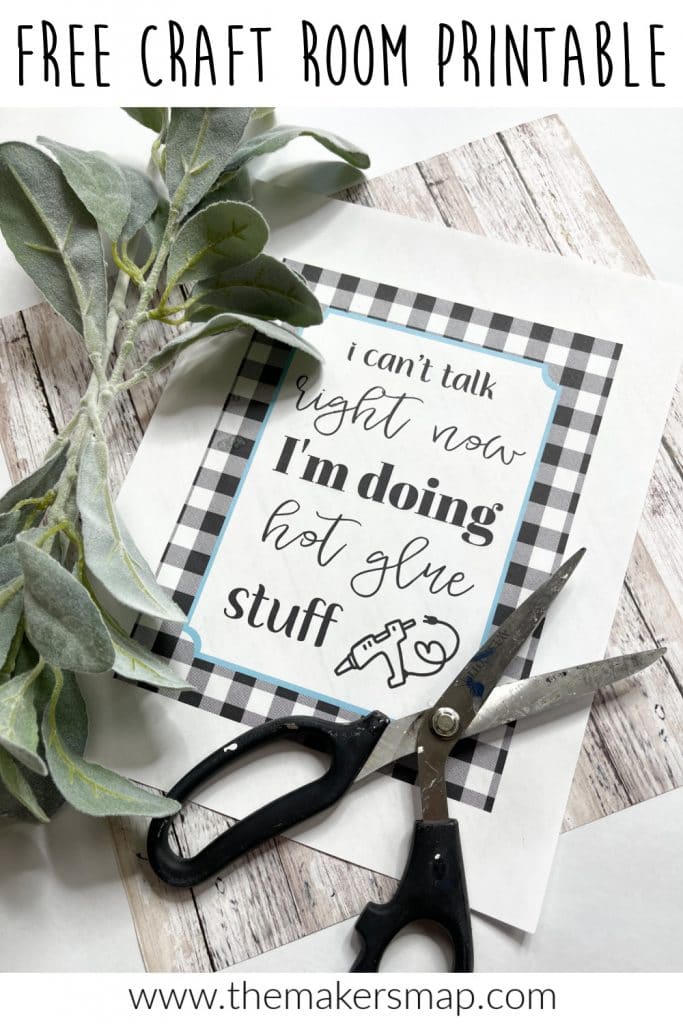 Get your Free Craft Room Printable Instantly! - DIY home decor