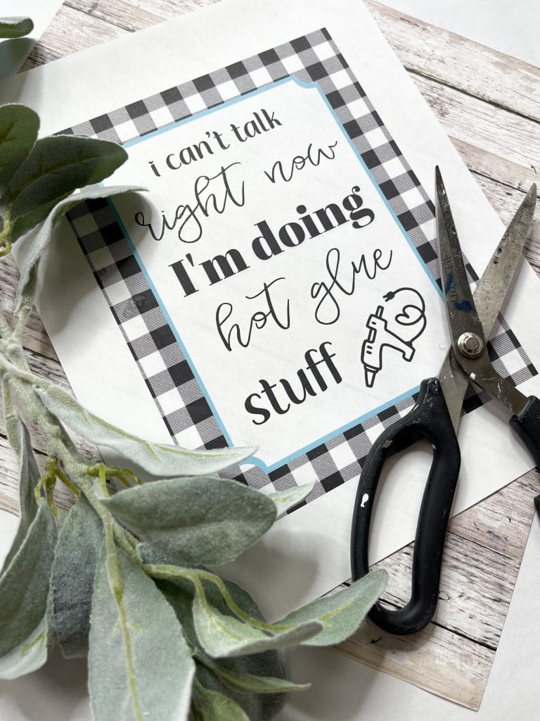 Get your Free Craft Room Printable Instantly! - DIY home decor