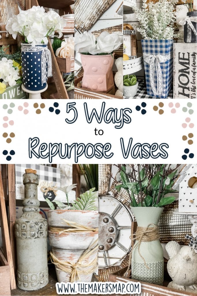 5 Ways to Repurpose Vases - Easy DIY Decor Tutorial