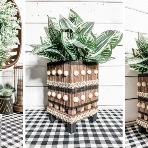 Upcycled Tissue Box Planter Box - A Creative Haven Project