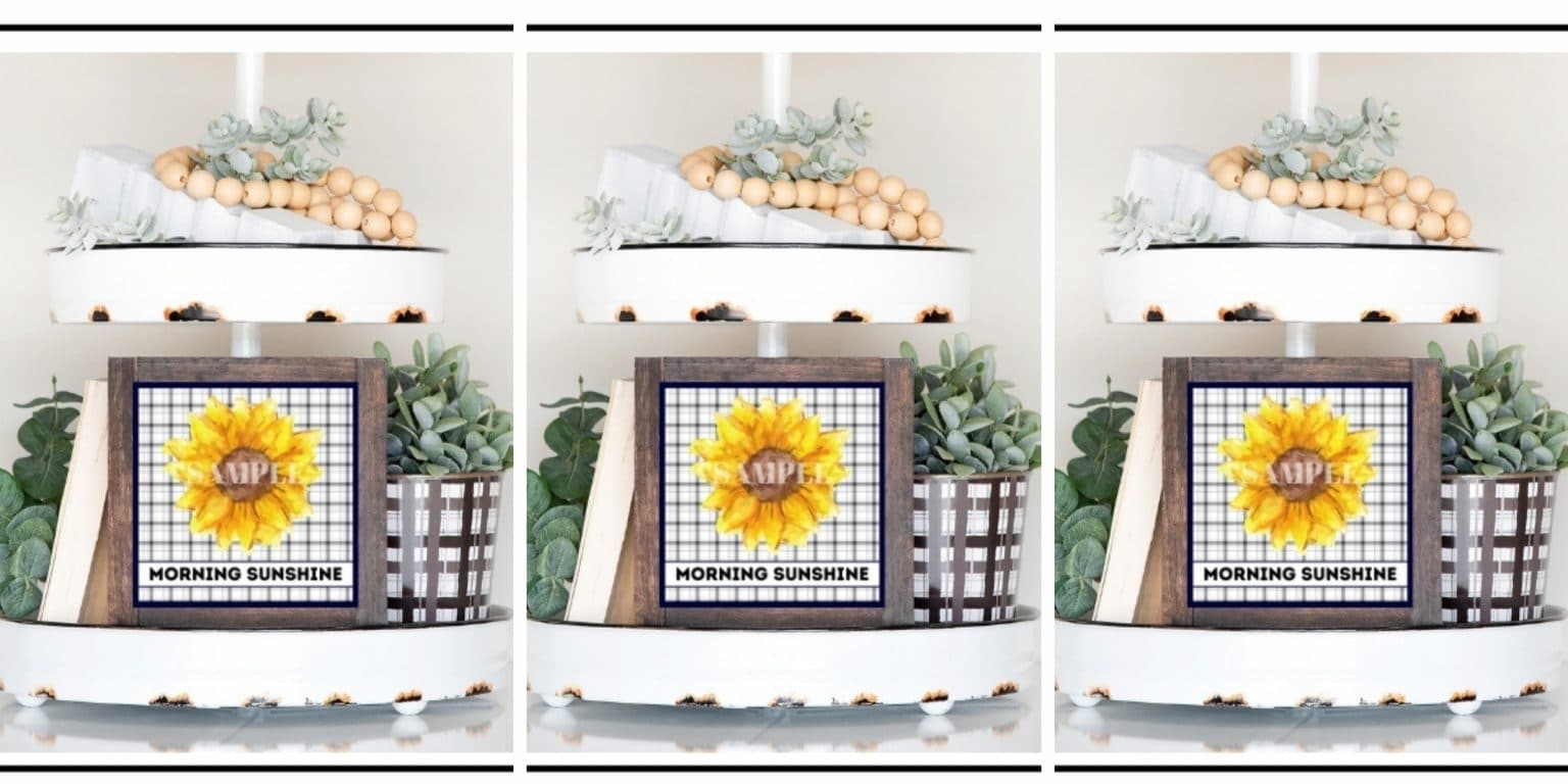 Get this Free Sunflower Print Design to create fall decor