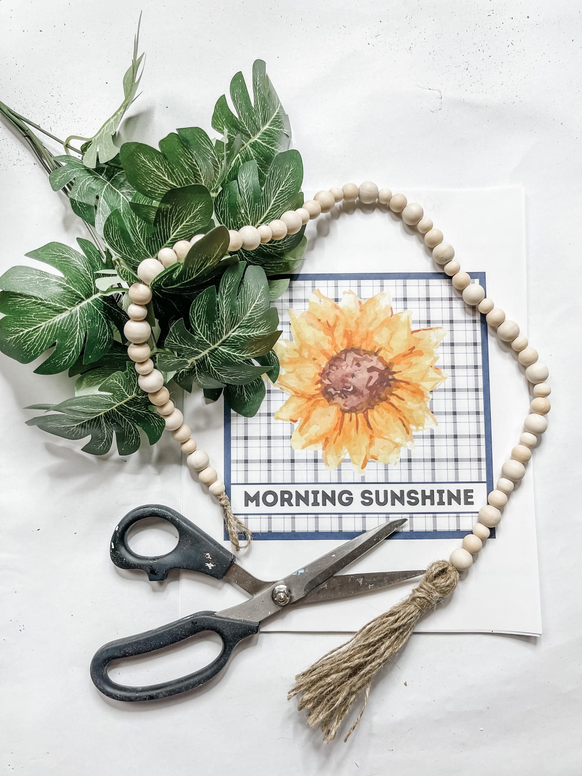 Get this Free Sunflower Printable for Fall to create decor