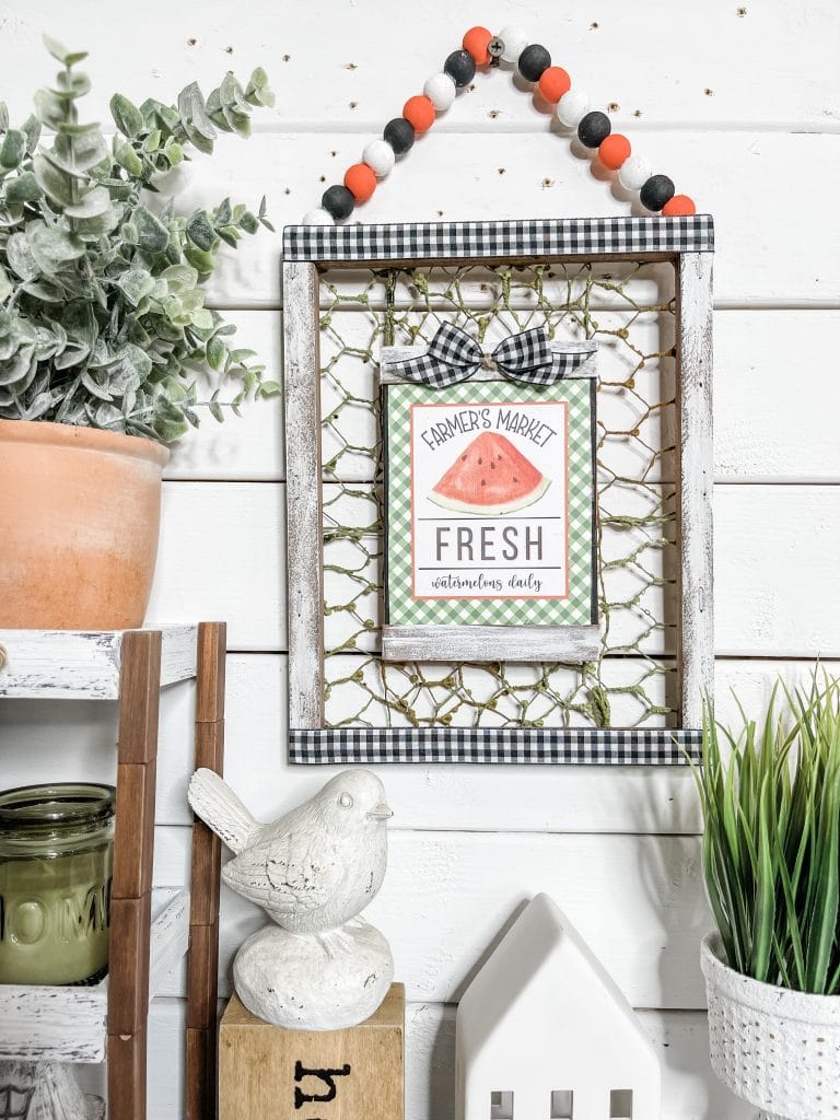 Watermelon Printable DIY Home Decor - Easy DIY Decor Idea