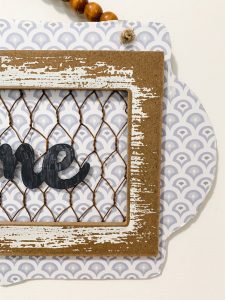 DIY Farmhouse Chicken Wire Home Sign - Easy DIY Decor Tutorial