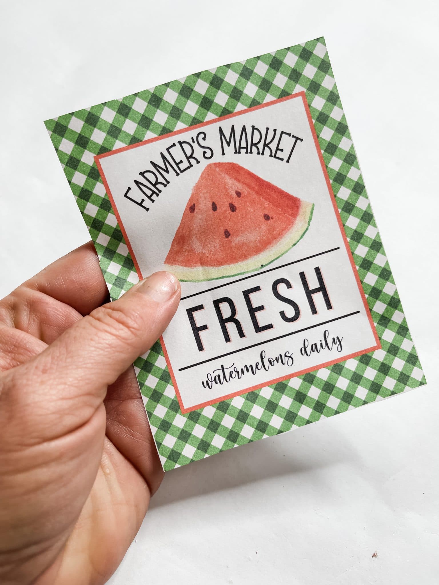 Watermelon Printable DIY Home Decor - Easy DIY Decor Idea