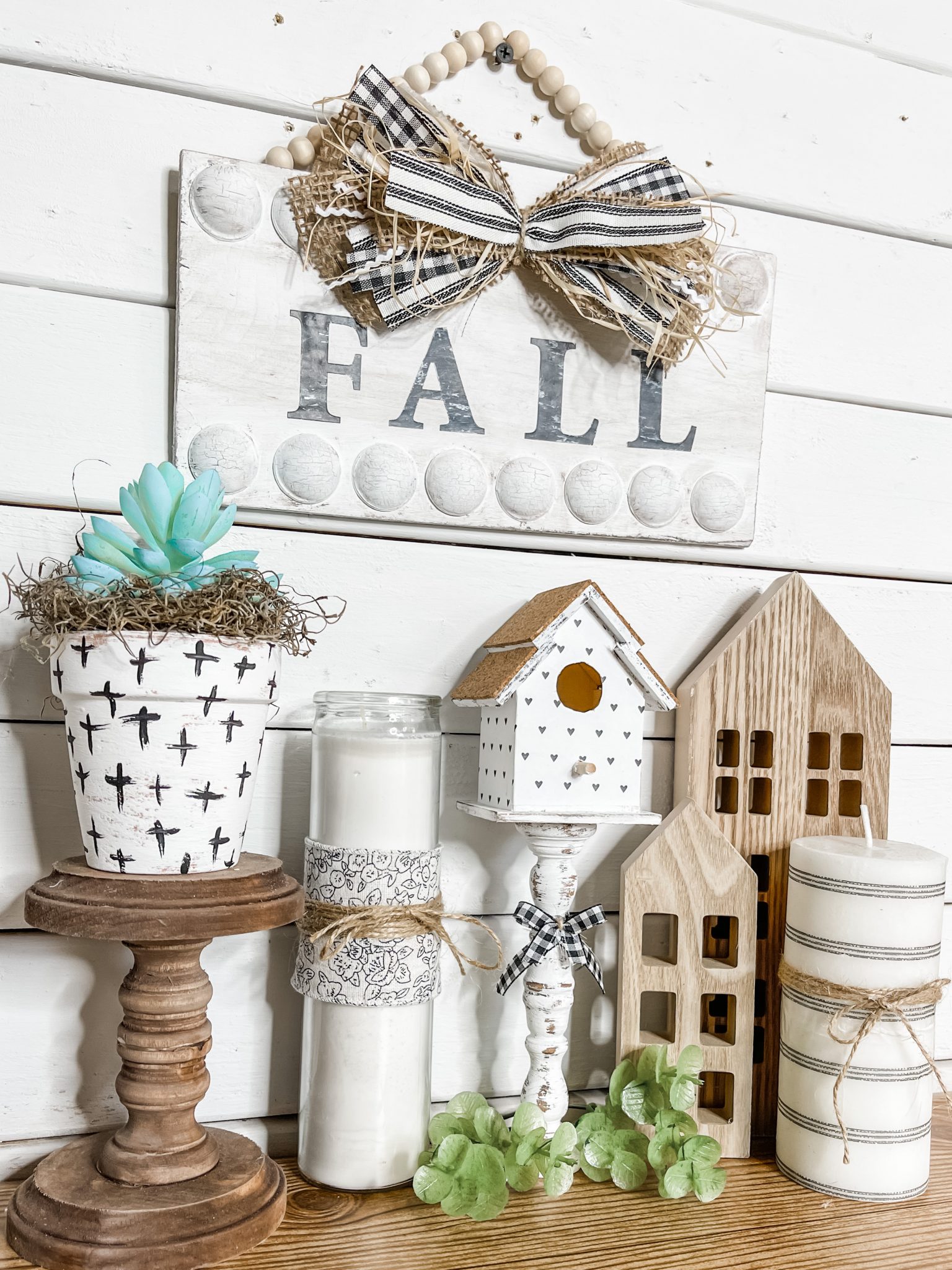 Affordable DIY Farmhouse Fall Sign - Easy DIY Fall Home Decor Tutorial