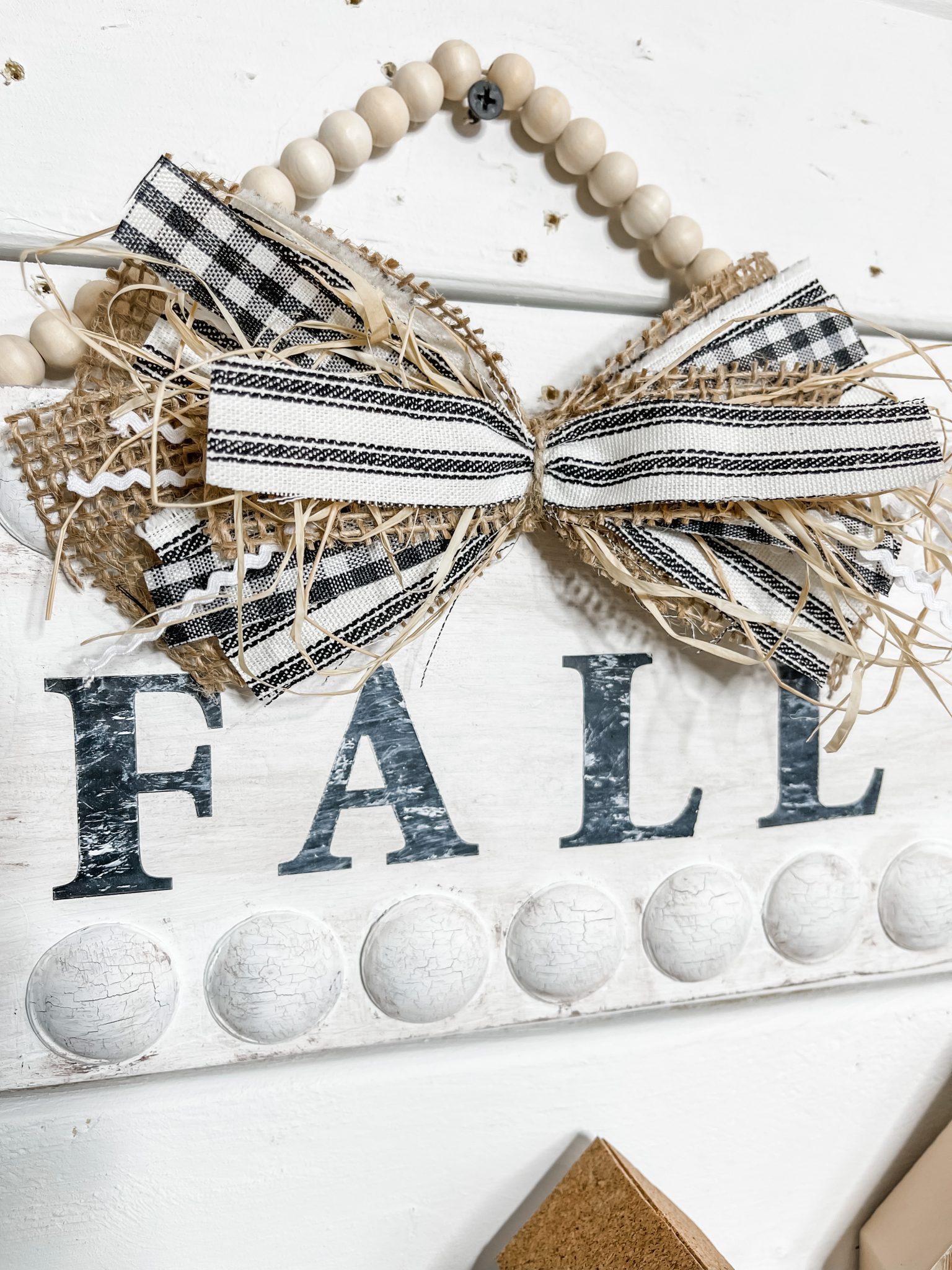 Affordable DIY Farmhouse Fall Sign - Easy DIY Fall Home Decor Tutorial