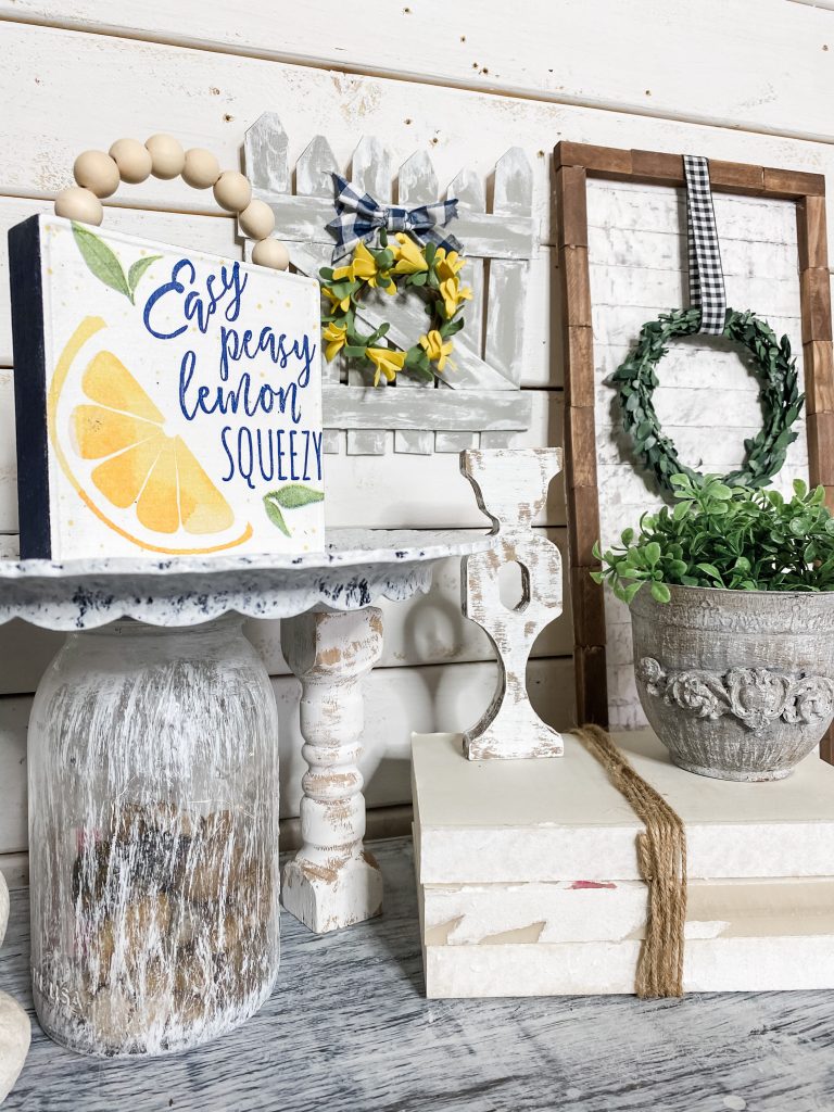 Easy Peasy Lemon Squeezy Napkin DIY Decor - Easy DIY Tutorial