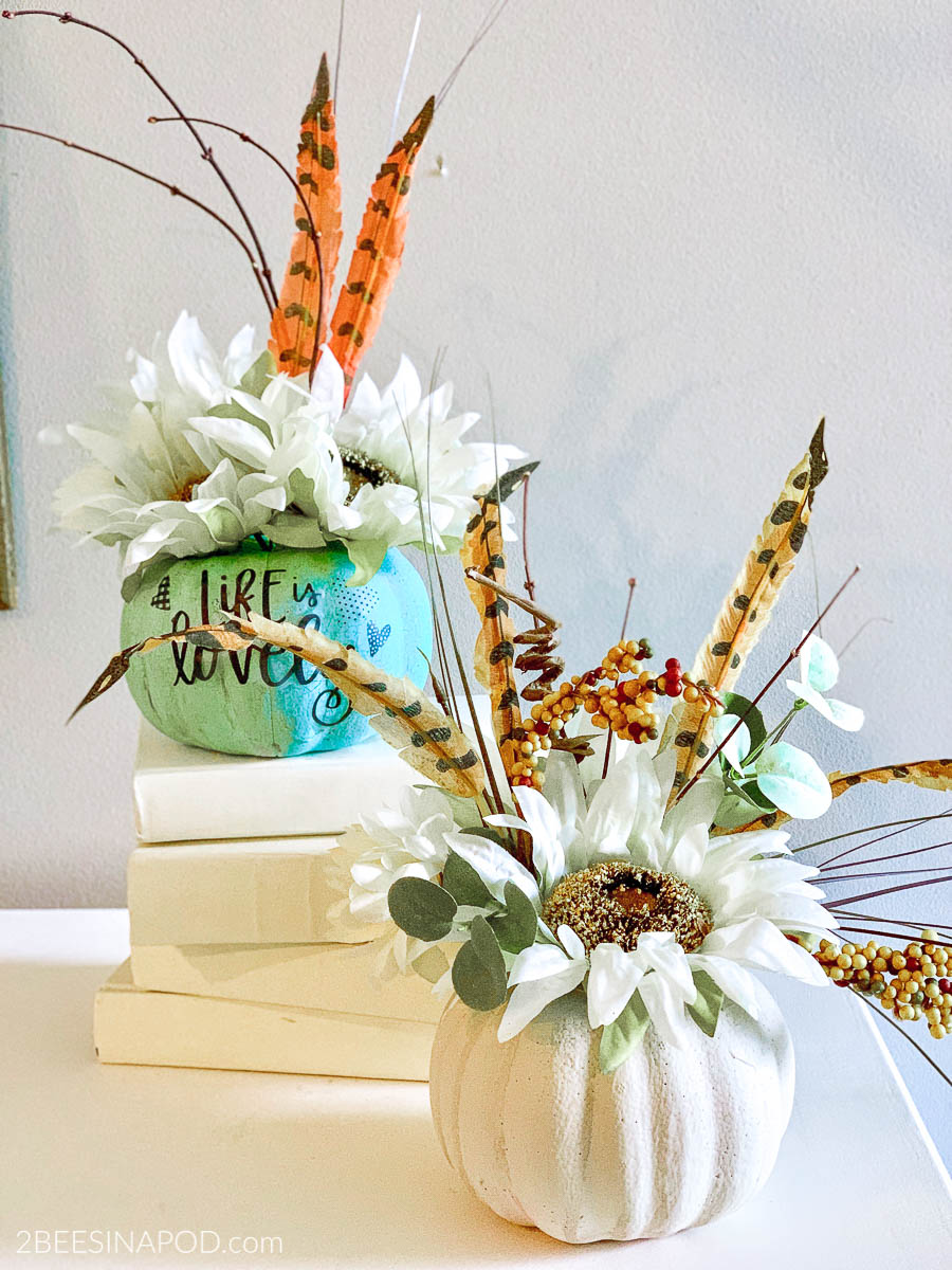How to Decorate with Dollar Tree Foam Pumpkins - 11 DIY Ideas
