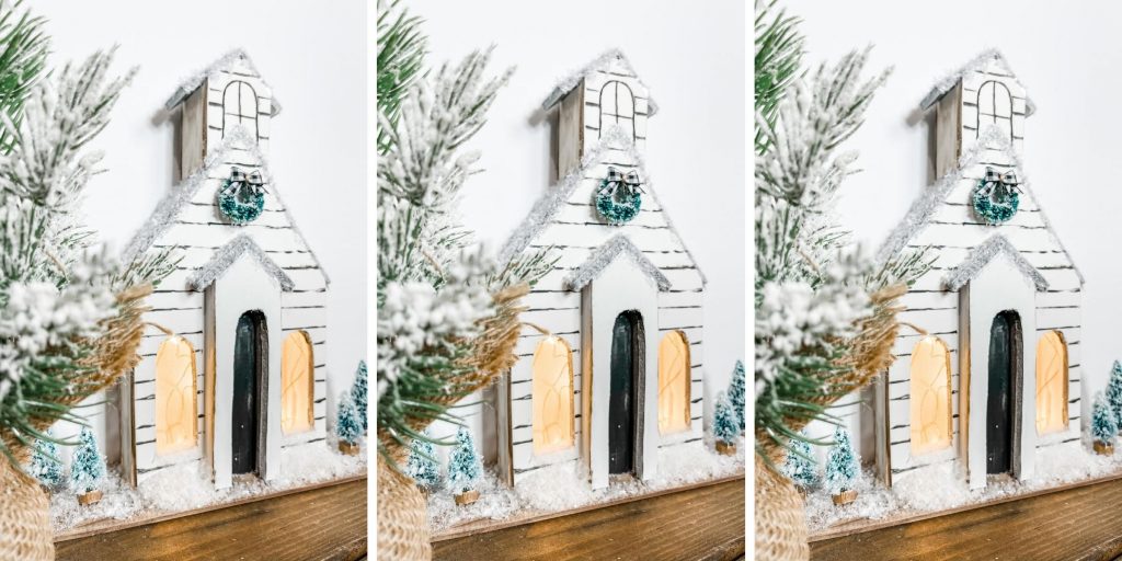 Dollar Tree DIY Farmhouse Wall Decor - window with faux shutters