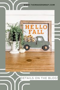 DIY Hello Fall Sign - DIY Fall Decor Tutorial