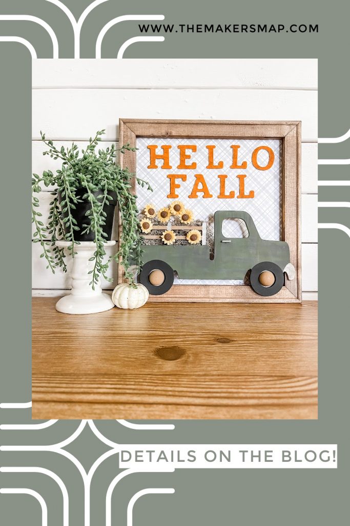 DIY Hello Fall Sign - DIY Fall Decor Tutorial