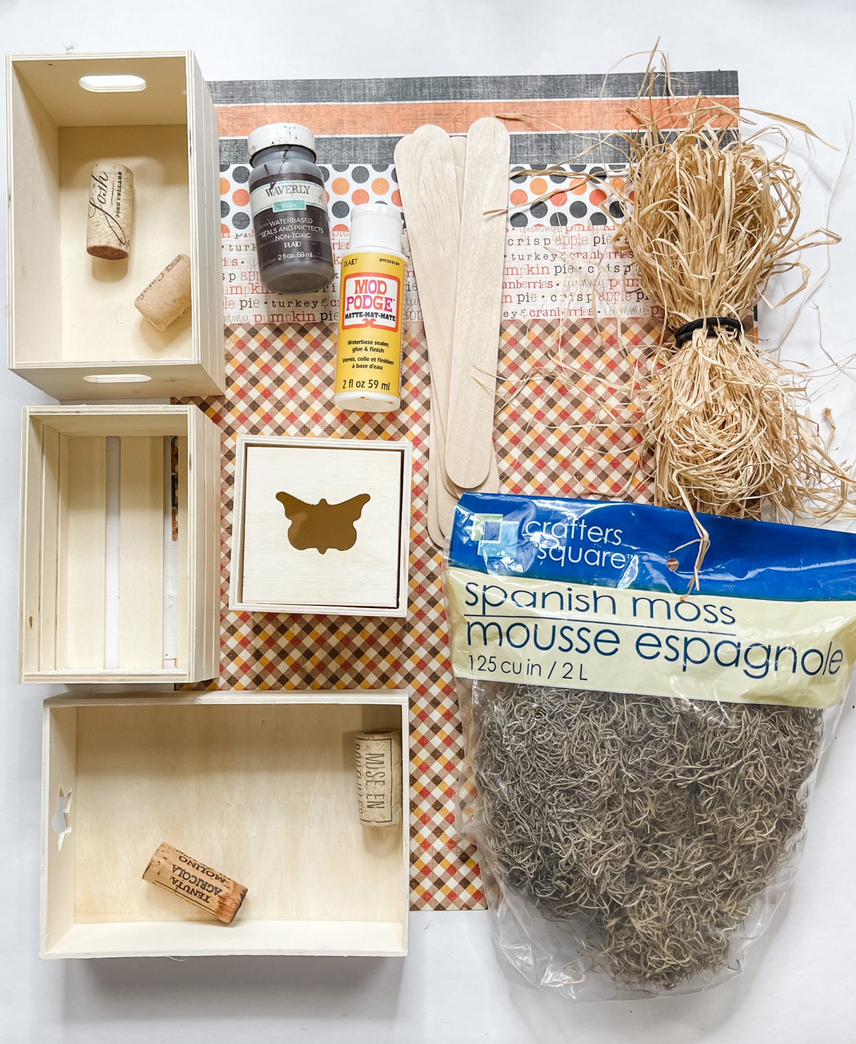 Easy DIY Pumpkin Blocks Using Scrapbook Paper