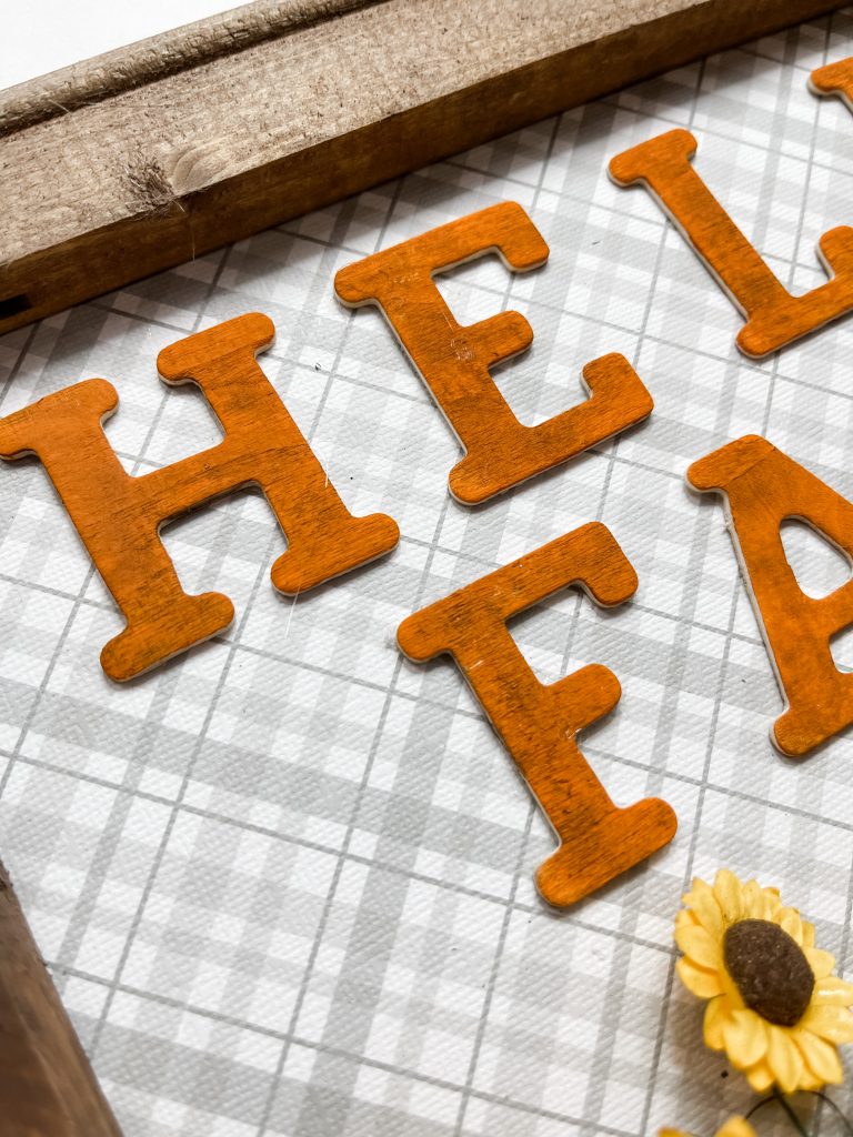 DIY Hello Fall Sign - DIY Fall Decor Tutorial