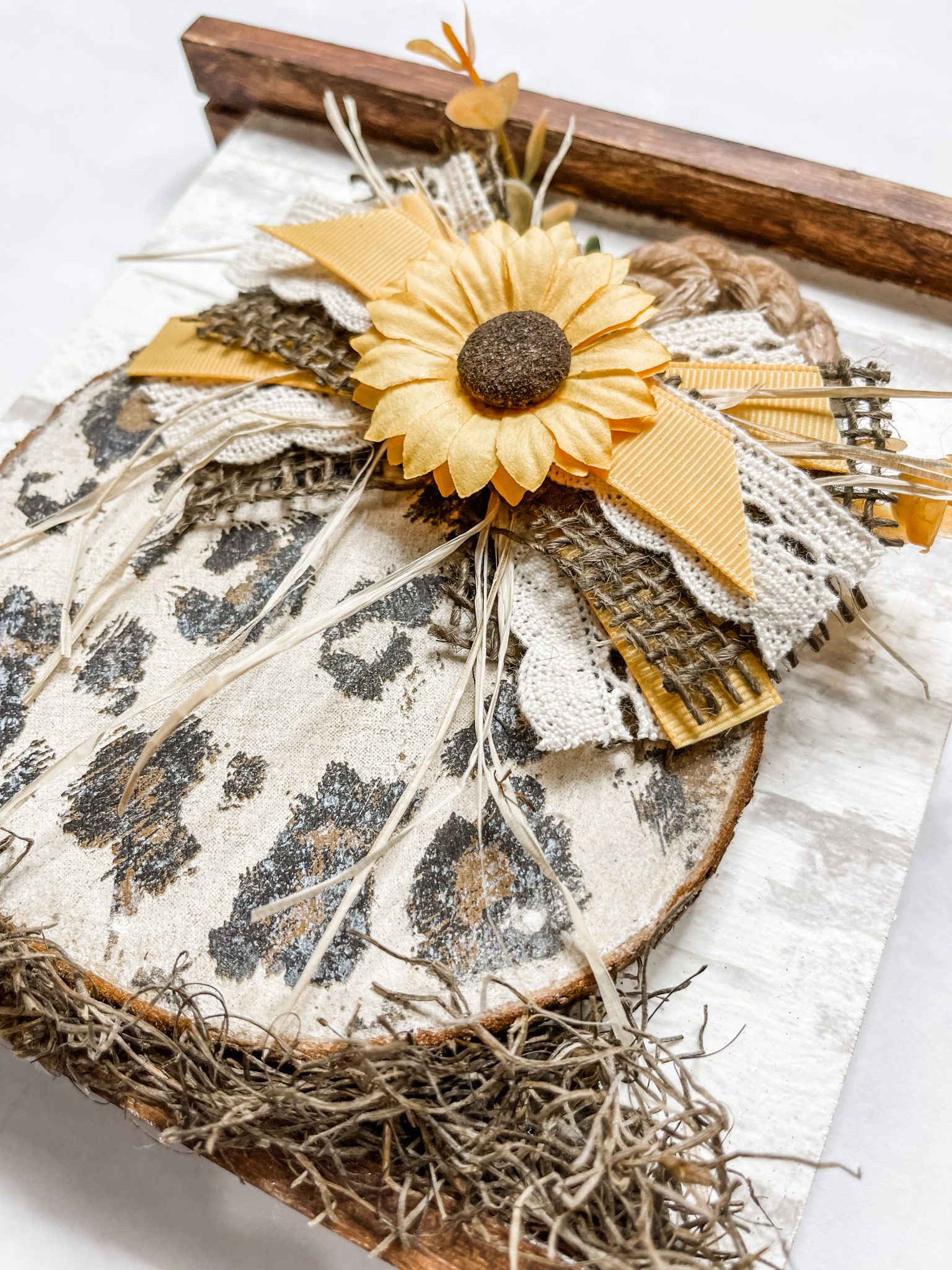 Cheetah Print Pumpkin DIY Fall Decor - DIY Fall Home Decor Tutorial