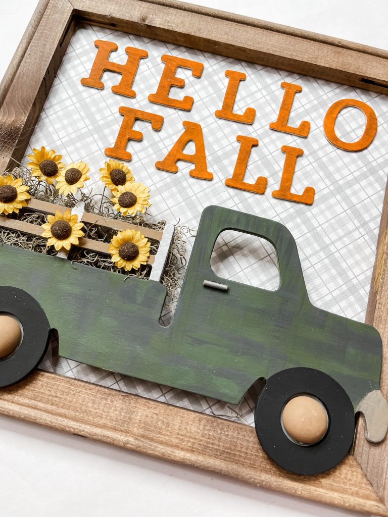 DIY Hello Fall Sign - DIY Fall Decor Tutorial