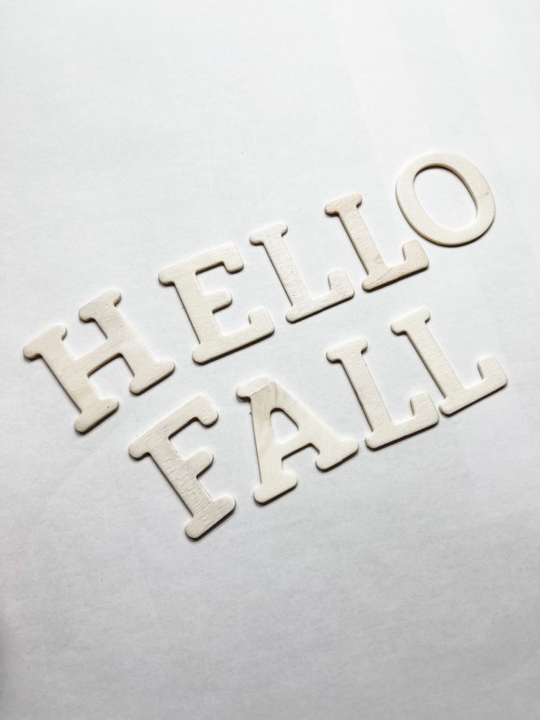 DIY Hello Fall Sign - DIY Fall Decor Tutorial