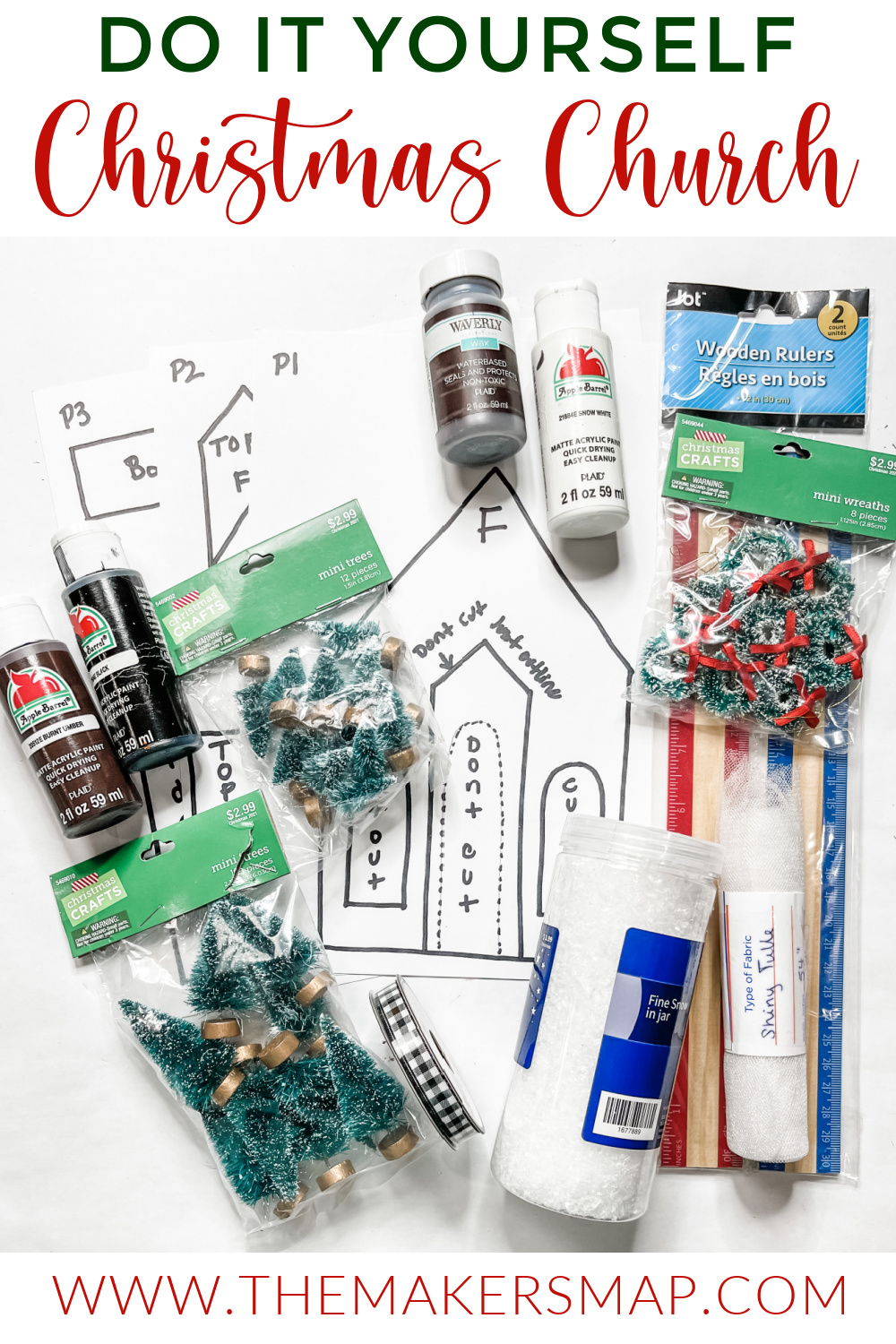 DIY Christmas Church - Creative Haven Project