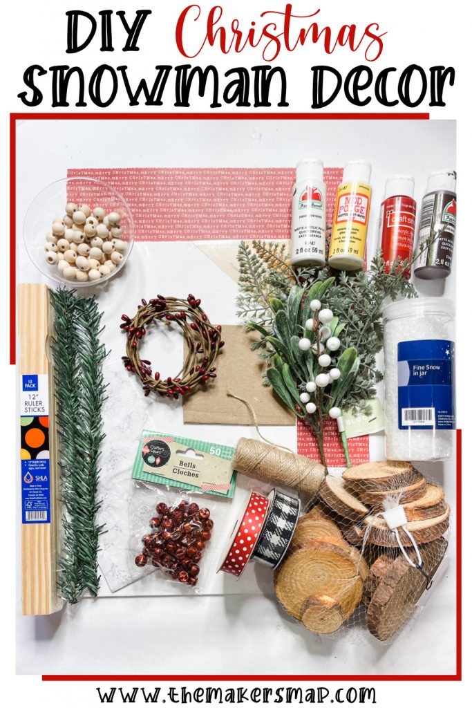 DIY Christmas Snowman Decor - Creative Haven Project