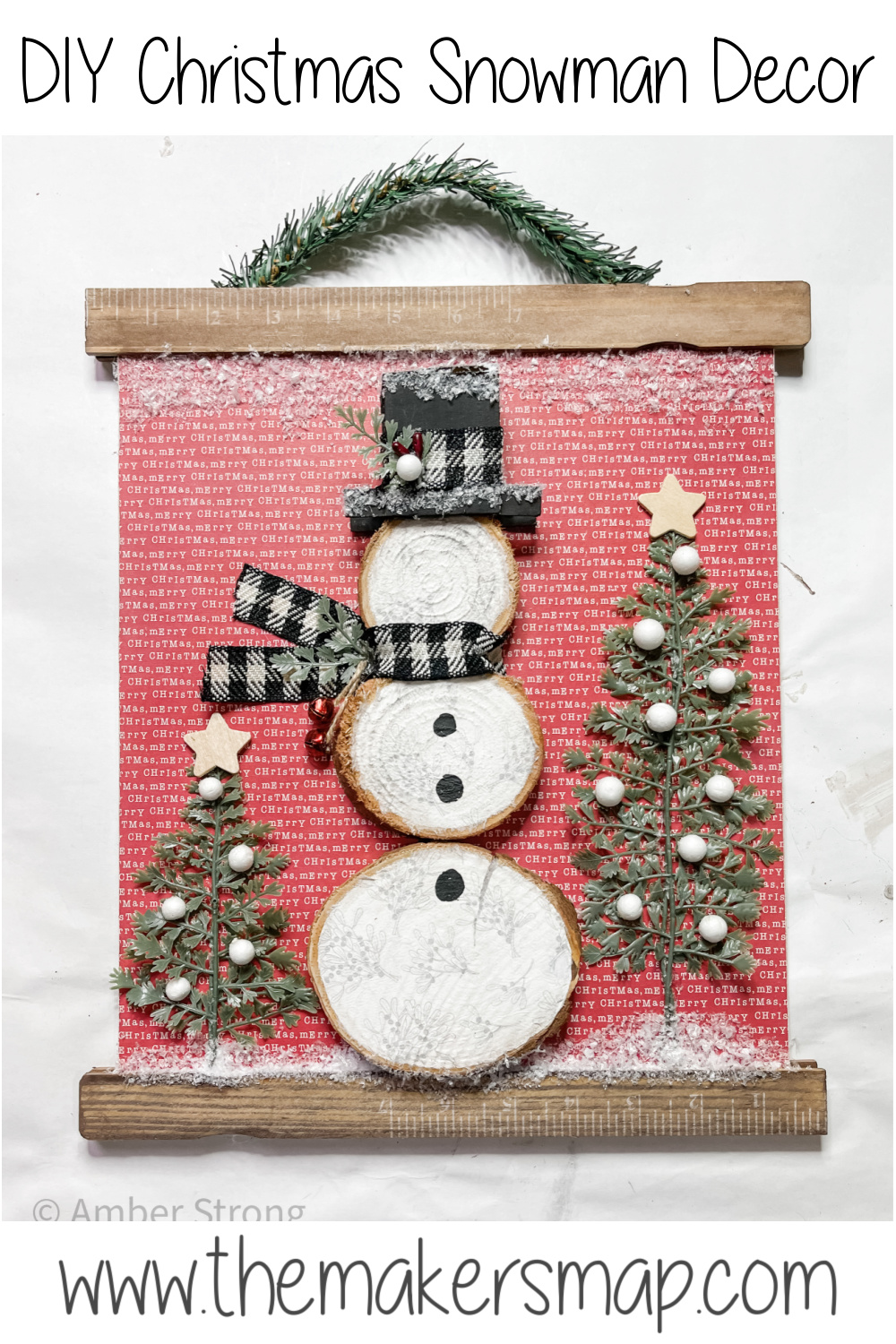 DIY Christmas Snowman Decor - Creative Haven Project