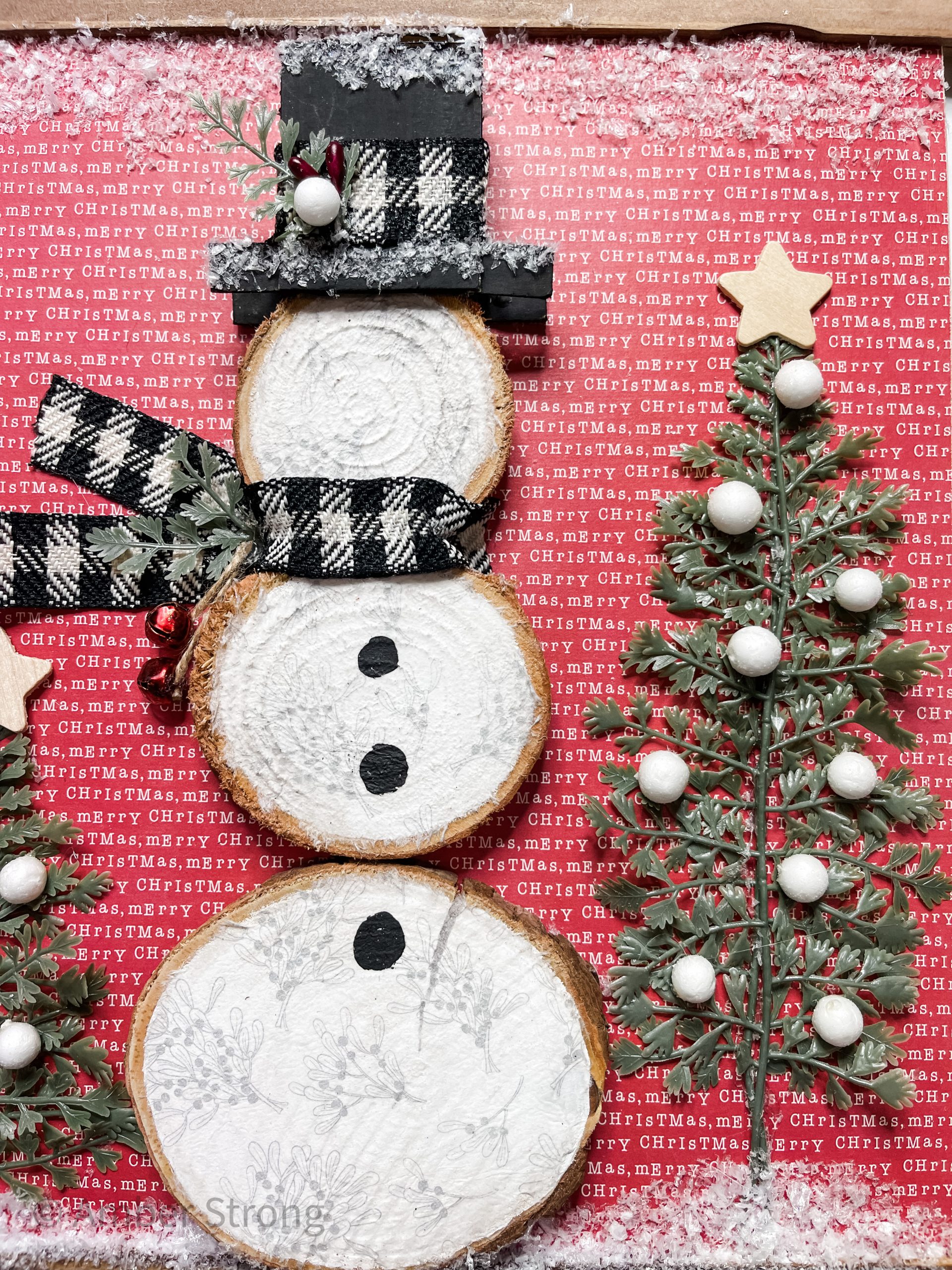 DIY Christmas Snowman Decor - Creative Haven Project
