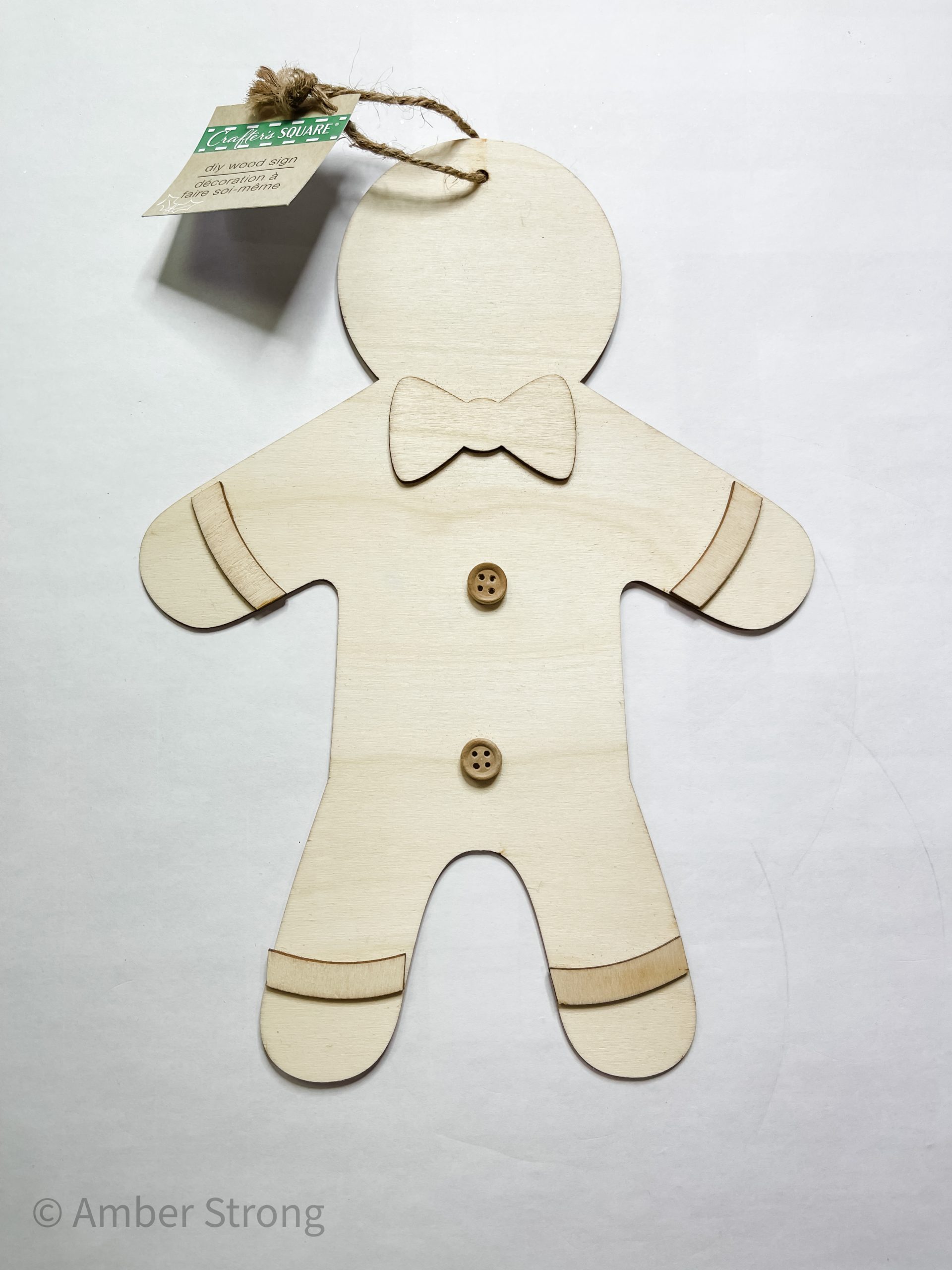 Centerpiece with Gingerbread Man - Creative Haven Project