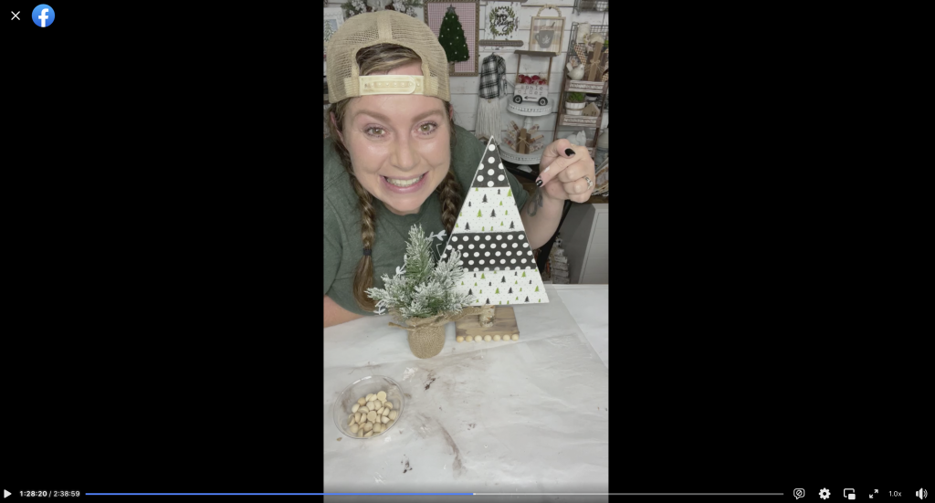 DIY Wooden Triangle Christmas Tree - DIY Decor on a budget