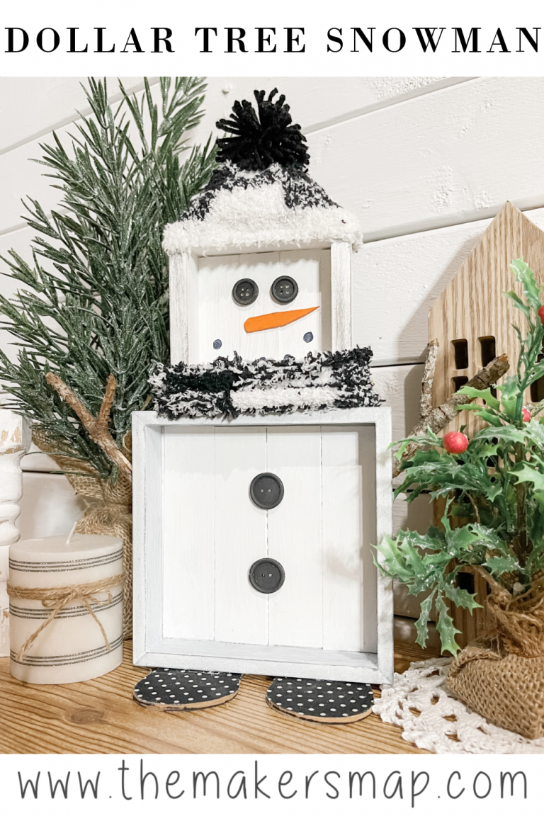 DIY Shadowbox Snowman - Creative Haven Project