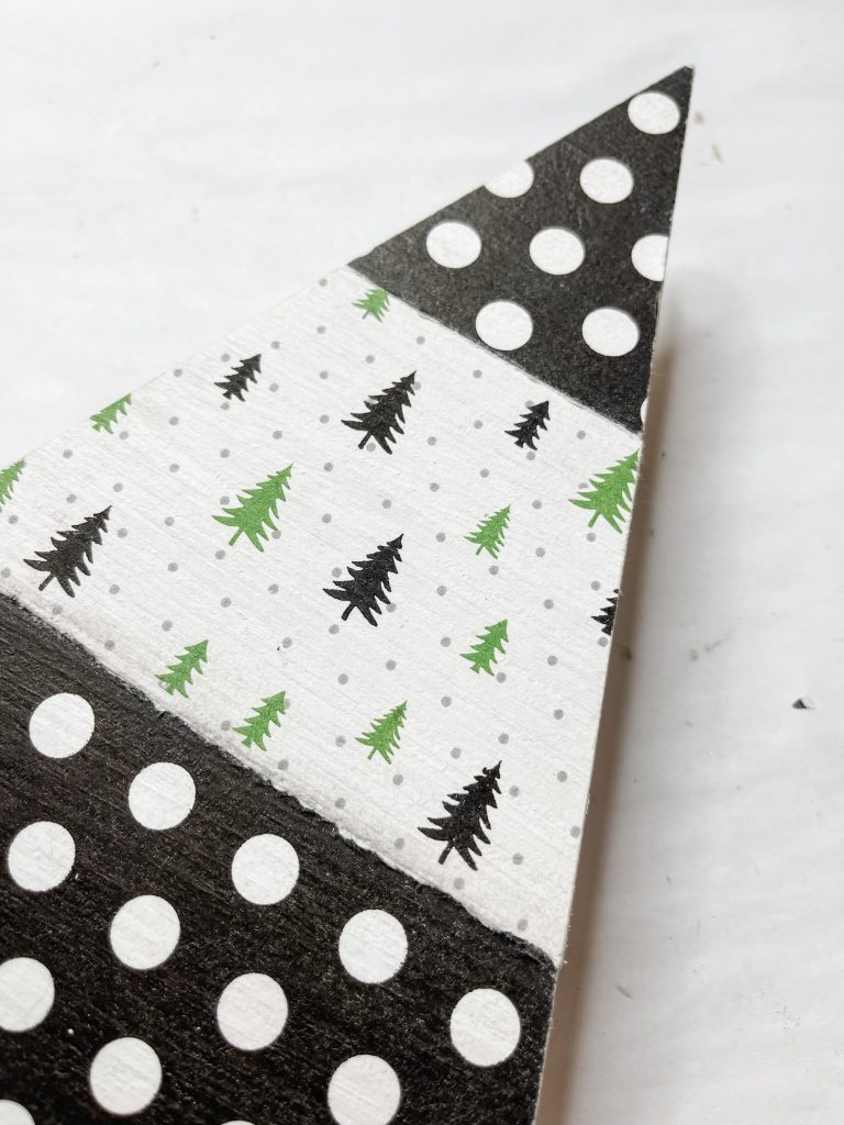 DIY Wooden Triangle Christmas Tree - DIY Decor on a budget