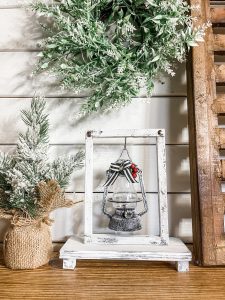 DIY Winter Lantern - Affordable Winter or Christmas Decor
