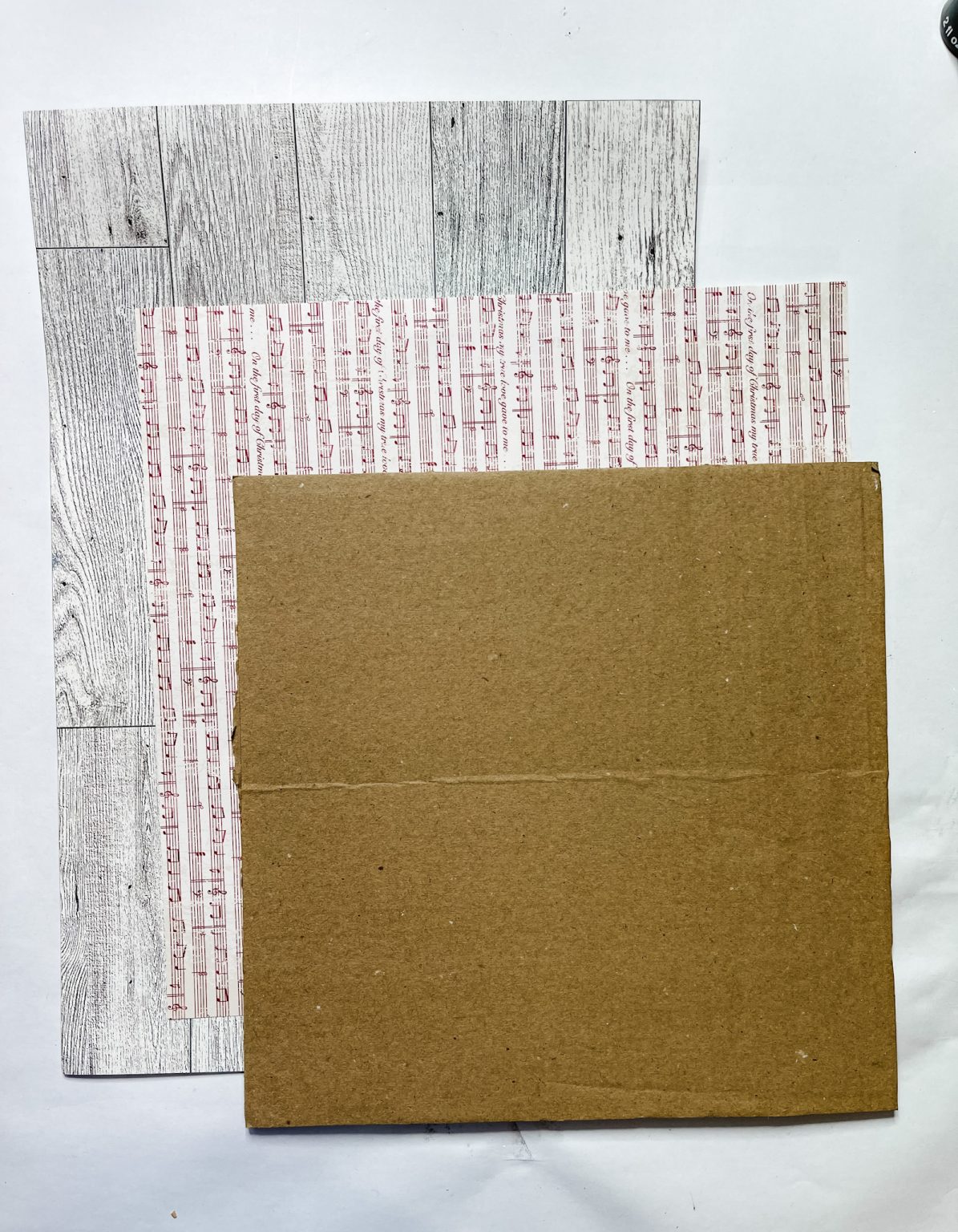 Cardboard Snowman DIY Decor - Dollar Tree Craft Idea