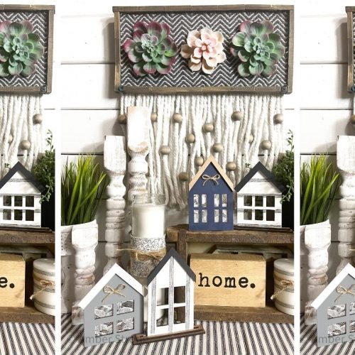 Decorative Spindle House Kit - Easy DIY Tutorial