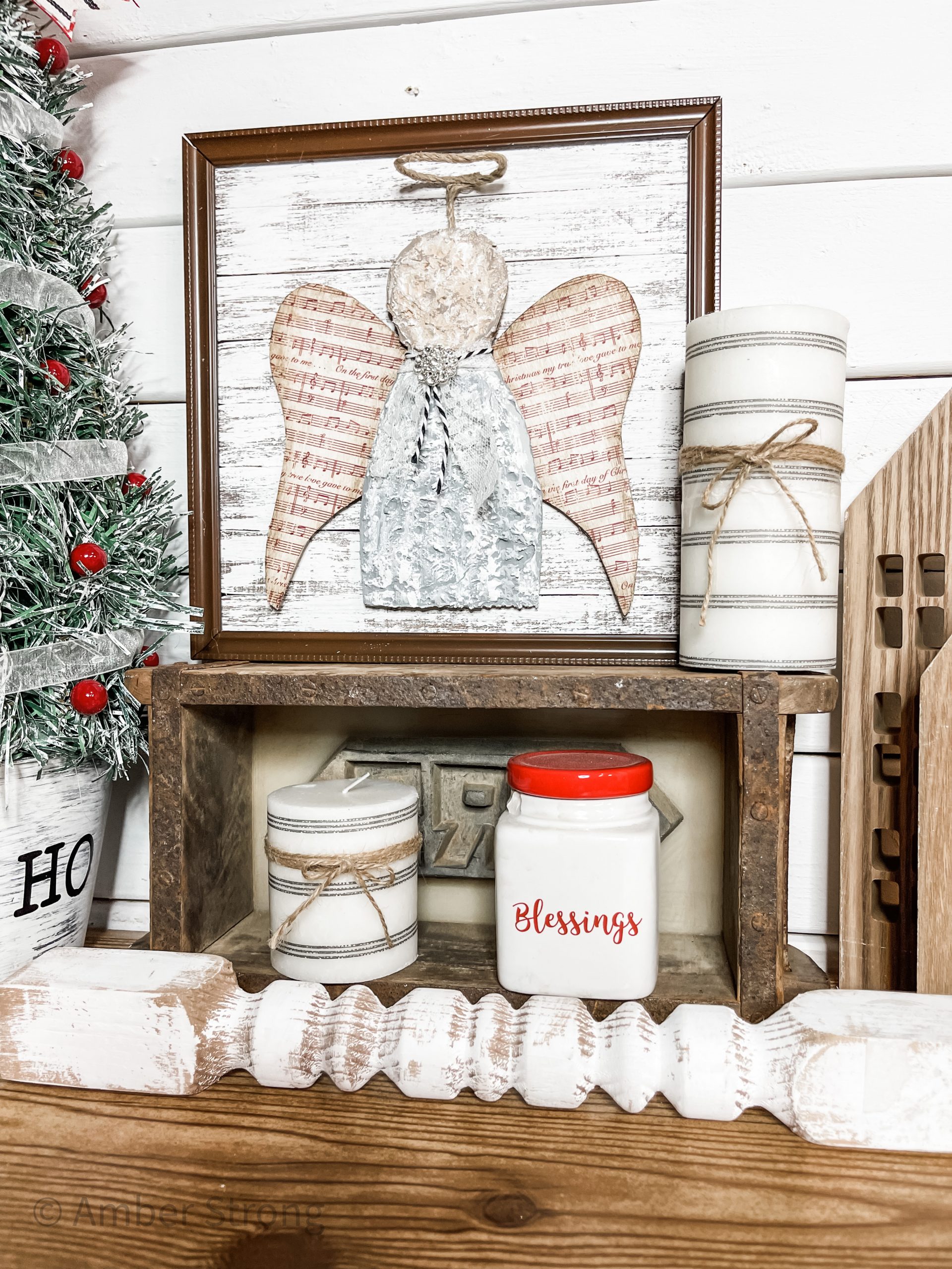 Mixed Media Angel - A Creative Haven Project