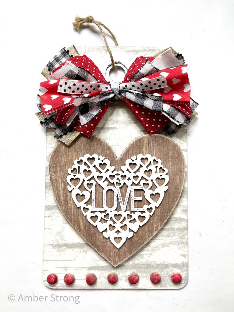 Rustic Valentine's Love Sign - Easy DIY Idea