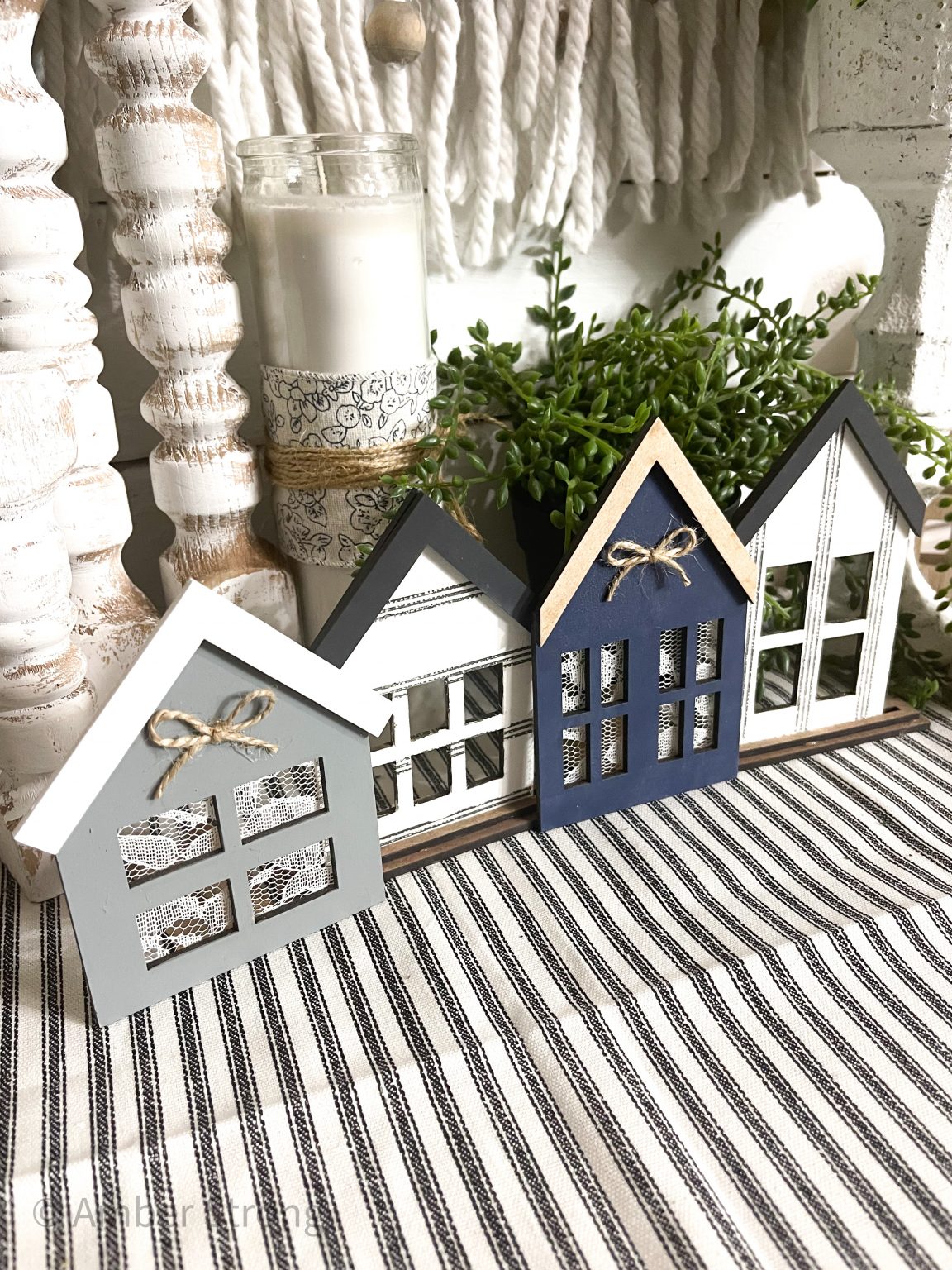DIY Decorative Houses Craft Kit - Easy DIY Idea