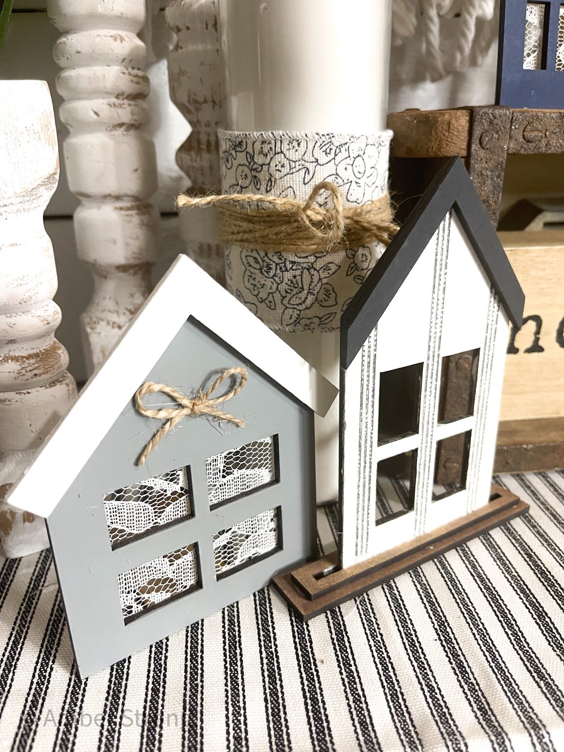 DIY Decorative Houses Craft Kit - Easy DIY Idea