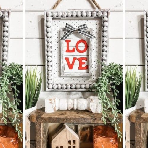 Rustic Stacked Frame Sign - A Creative Haven Project