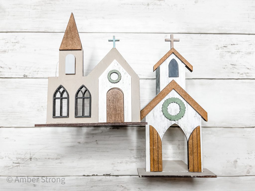 DIY Painted Churches Kit - Easy DIY Idea