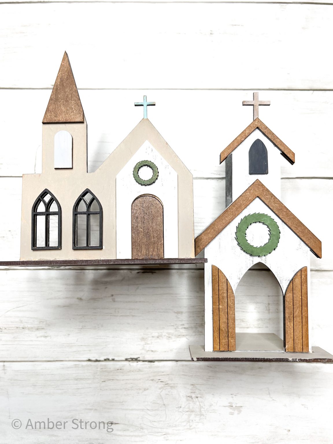 DIY Painted Churches Kit - Easy DIY Idea