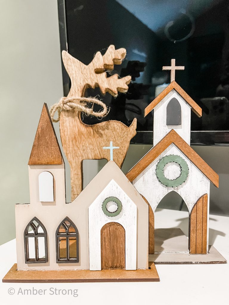 DIY Painted Churches Kit - Easy DIY Idea