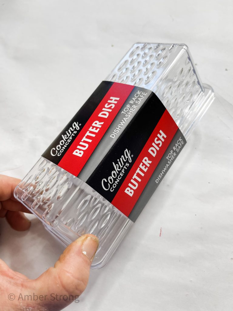 DIY Butter Dish Decorative Planter - Easy DIY Idea