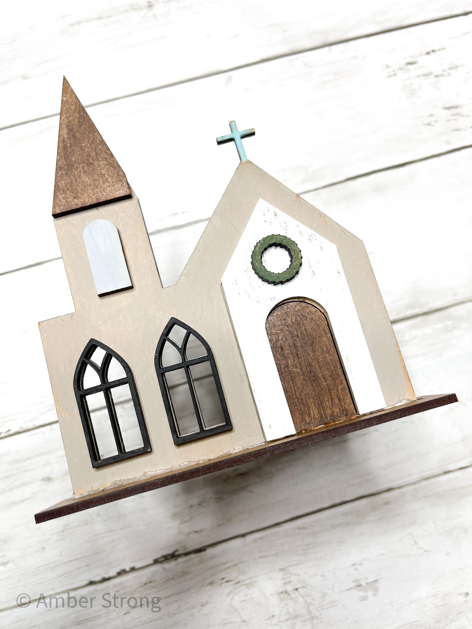 DIY Painted Churches Kit - Easy DIY Idea