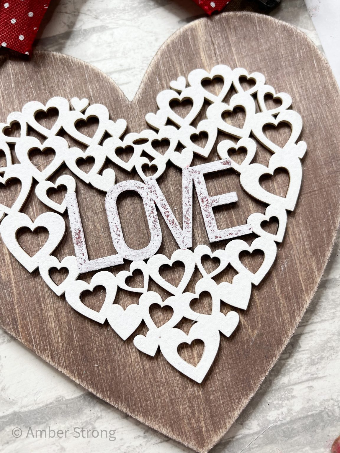 Rustic Valentine's Love Sign - Easy DIY Idea