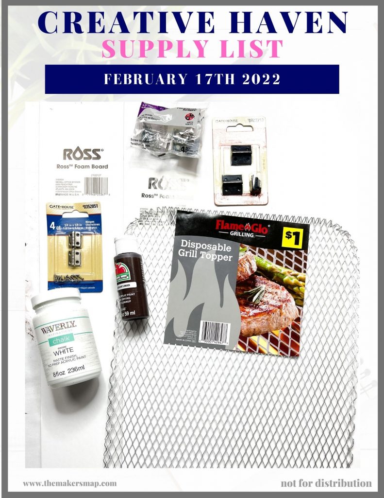 Decorative Foam Board Cabinet - A Creative Haven Project